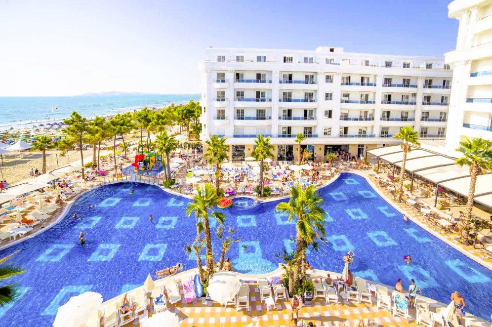 Hotell Grand Blue Fafa. Durres Området, Albanien. Priser och ...