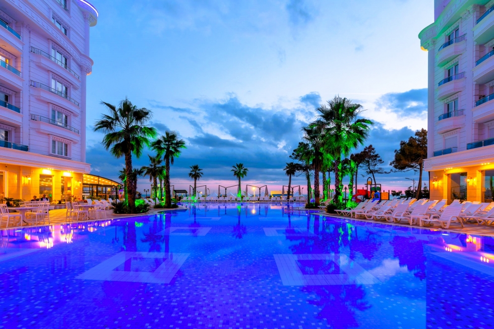 Hotell Grand Blue Fafa. Durres Området, Albanien. Priser och ...